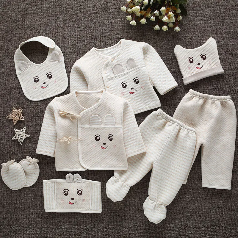 (8pcs/set) Infant Clothes 0-3m Newborn Baby Suits Toddler Clothing Sets ...
