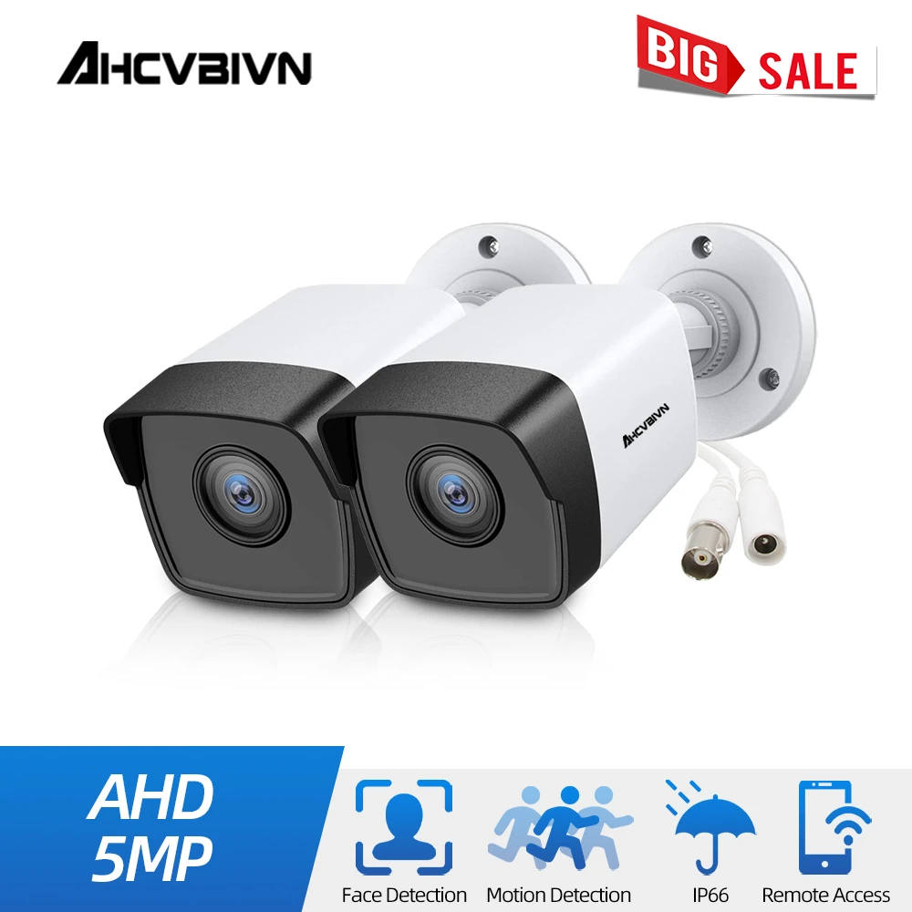 CCTV 아날로그 카메라, 모션 센서, 외부 방수, 1080P, 2MP, AHD, DVR, 보안 카메라, 감시 시스템 ...