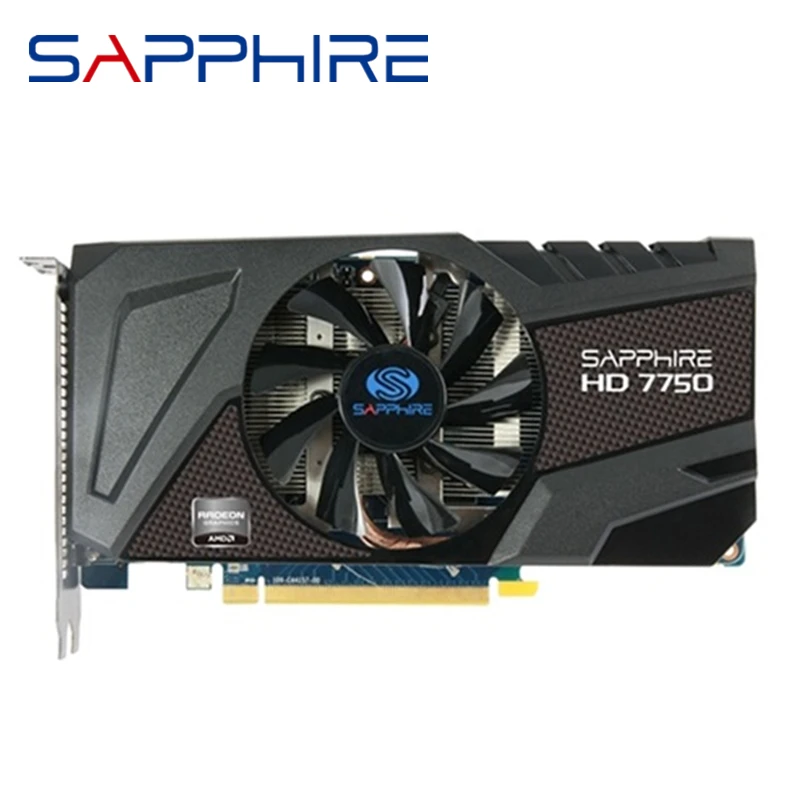 Placa de vídeo sapphire radeon hd 7750 1gb, placa gráfica amd hd7750 ...