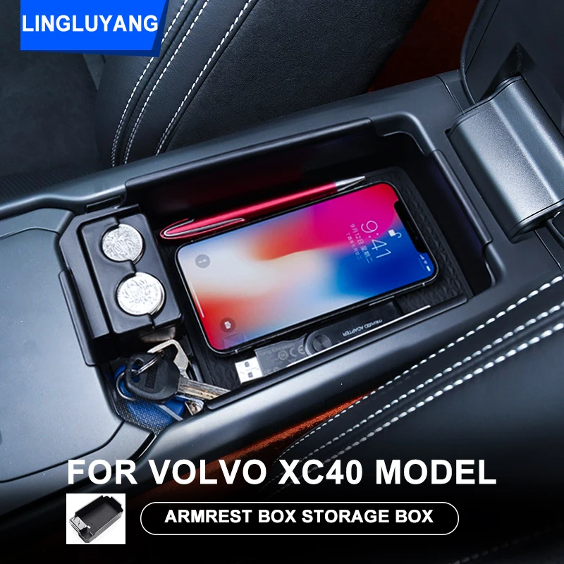 Armrest-box-storage-box-is-suitable-for-volvo-XC40-2020-2023-modified ...