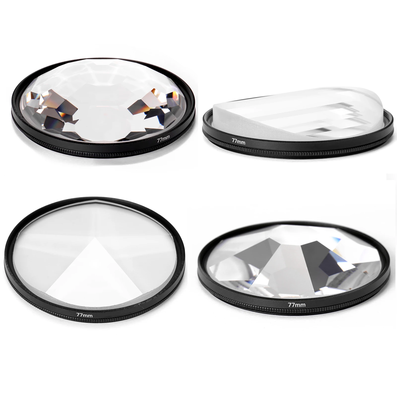5Option-Colorful-Prism-77mm-Filter-Kaleidoscope-Prism-Variable-Number ...