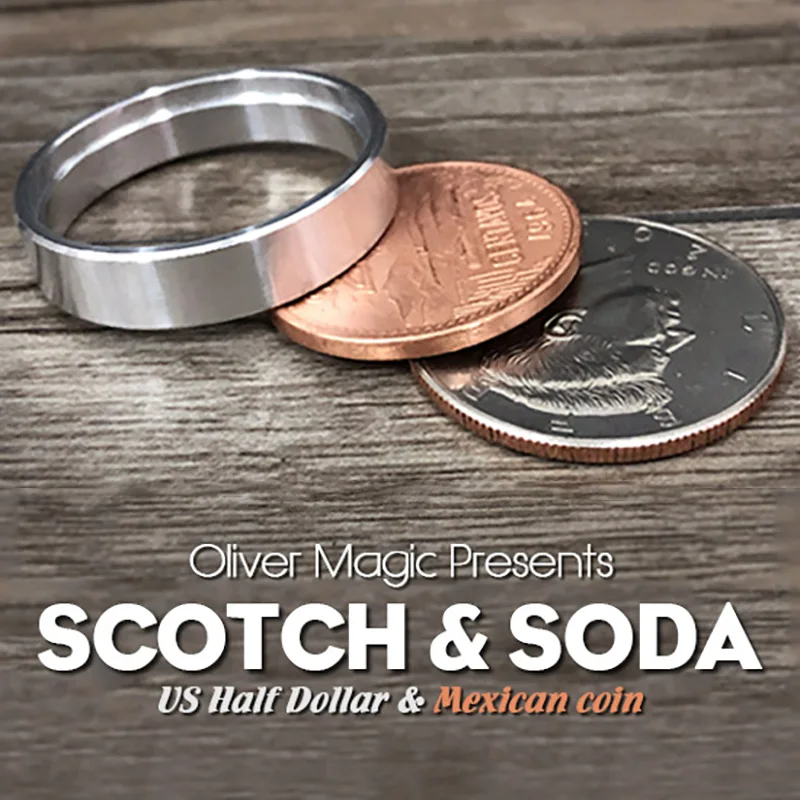 Scotch-Soda-US-Half-Dollar-Magic-Tricks-Coin-Appearing-Vanishing-Magia ...