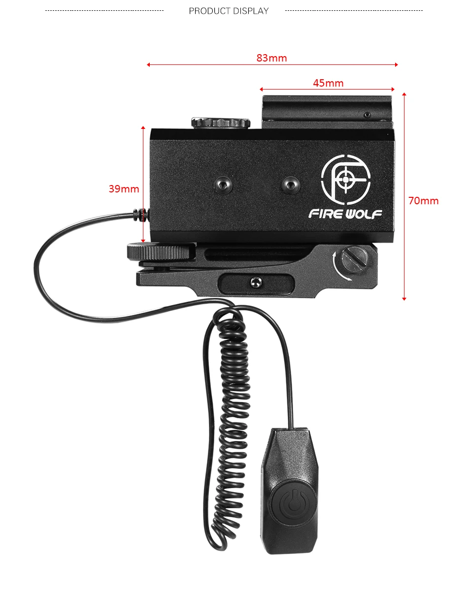 Mini Laser Infrared Riflescope Rangefinder for Hunting Shooting ...
