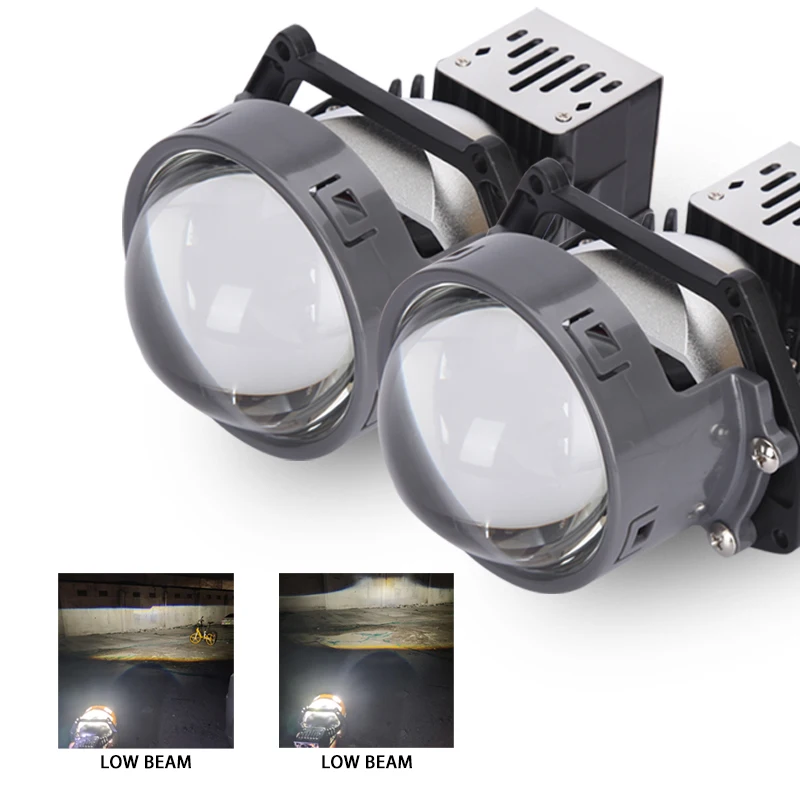 Led Projector Lens Accessories Head Light For Car Low Beam/ High Beam ...
