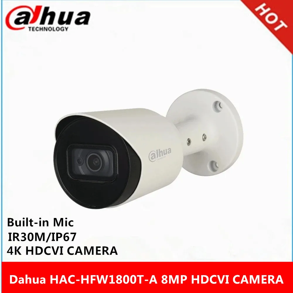 Dahua Hac-hfw1800t-a 8mp Built In Mic 4k Real-time Hdcvi Ir30m Hdcvi Camera Cvi/cvbs/ahd/tvi ...