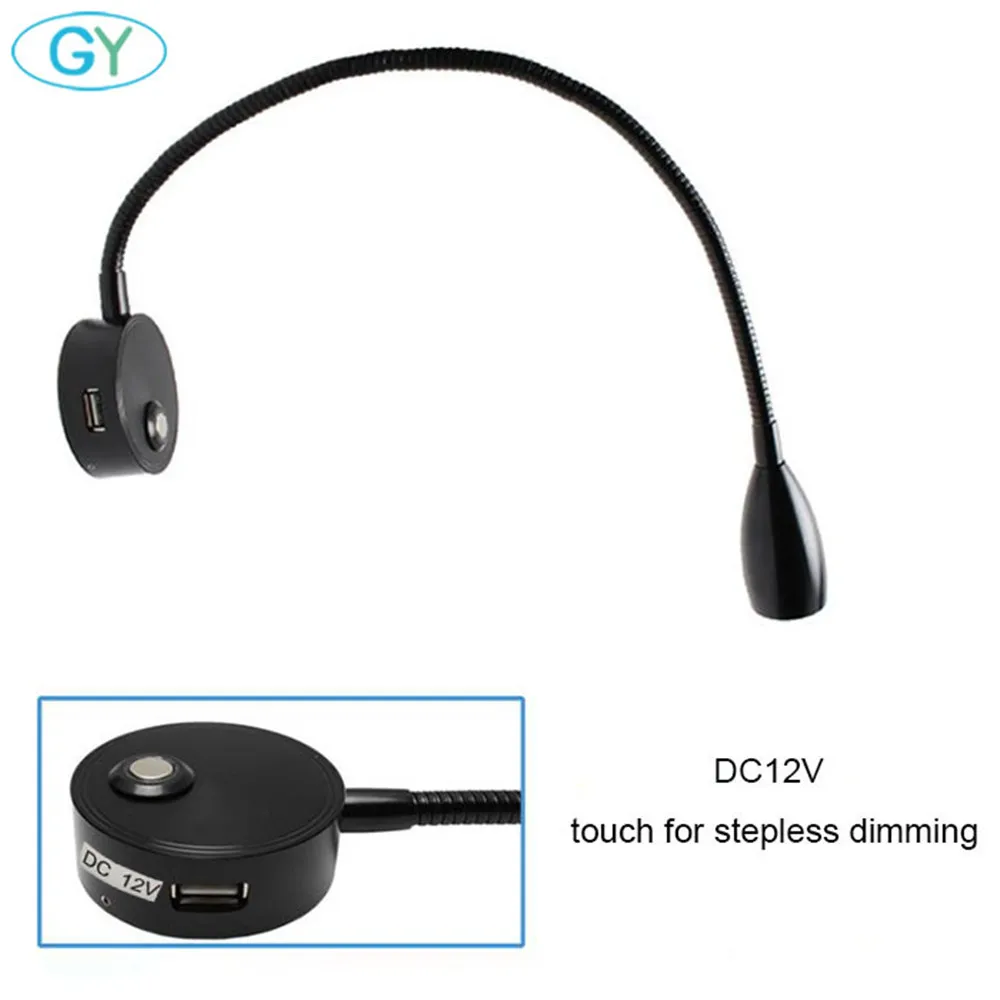 Black Aluminum 3000k 6000k Gooseneck 12 Volt Map Light Chart Light,led ...