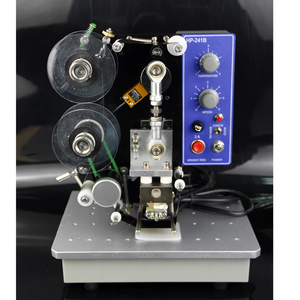 Electric-Printer-Ribbon-Date-Coder-Semi-Automatic-Plastic-Bag-Printing ...