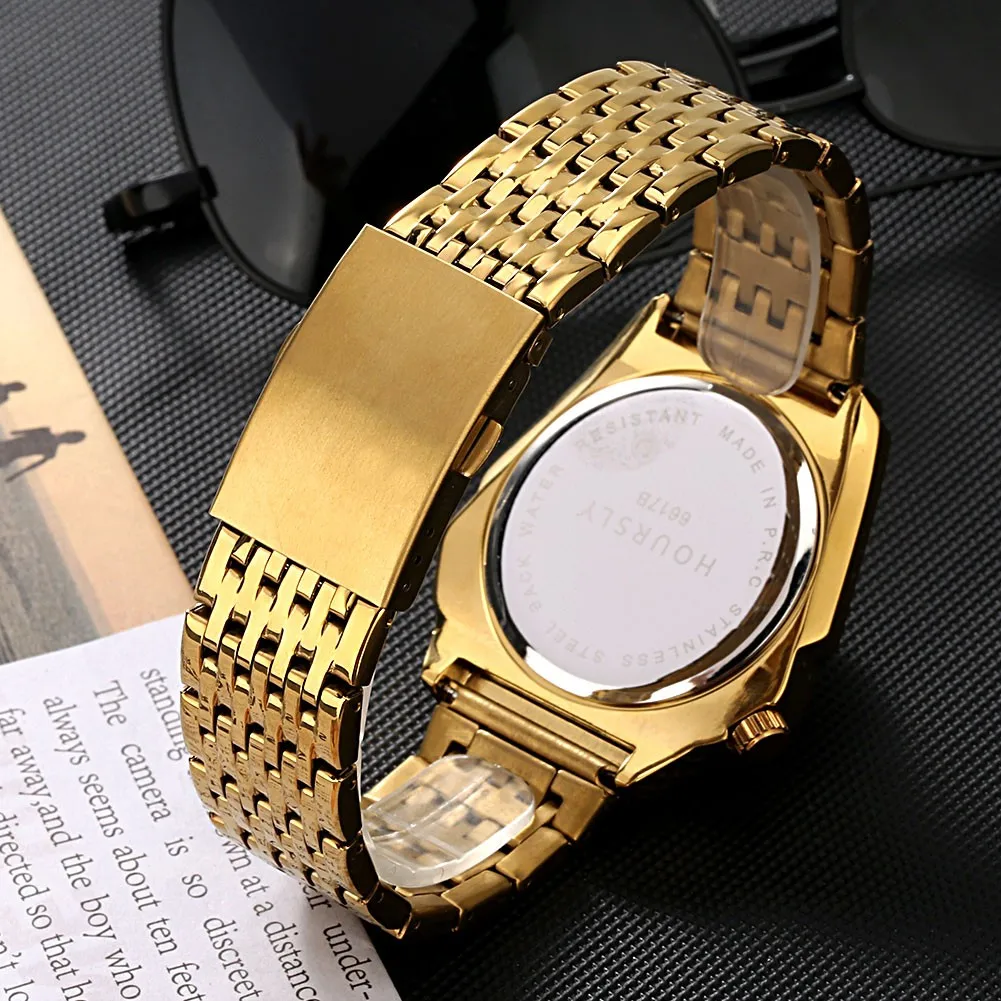 Luxury Locomotive Watch HOURSLY Brand Trend Cool Men's Wrist Watch ...