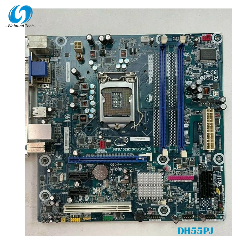 Placa base de escritorio 100% para INTEL DH55PJ LGA1156 H55 DDR3 ...