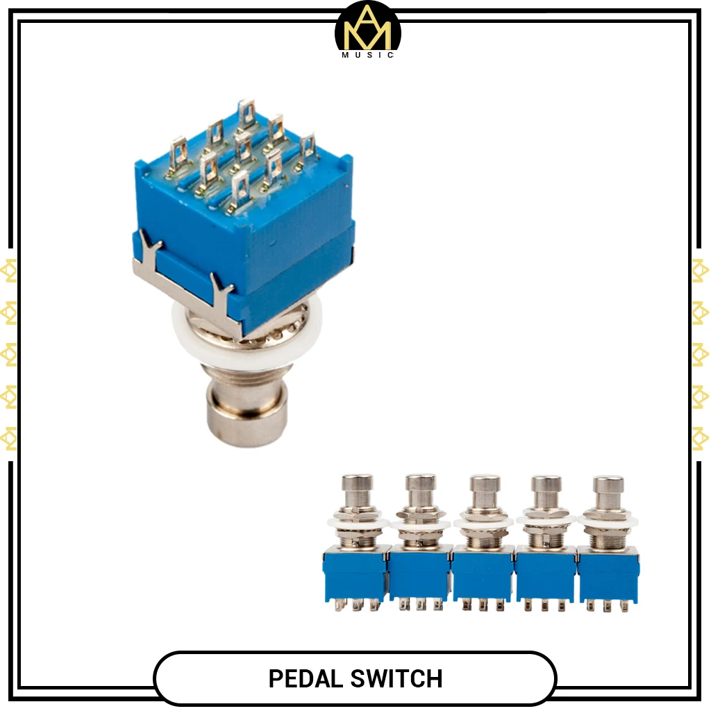 1-5-10-20-25PCS-3PDT-9-Pins-Box-Stomp-Guitar-Effect-Pedal-Foot-Switch ...