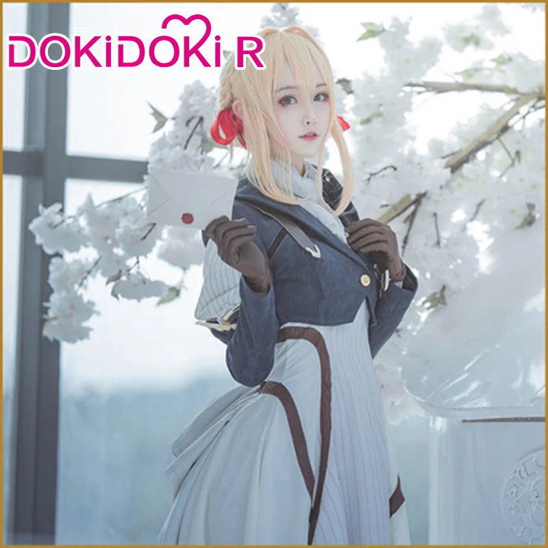 Dokidoki r anime violeta evergarden cosplay traje feminino vestido ...