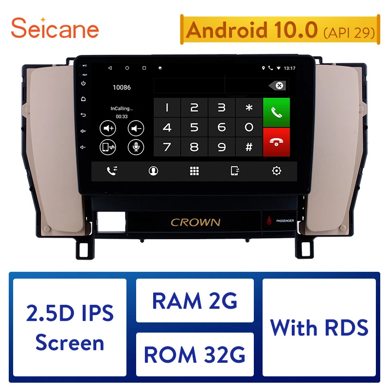 Seicane Android 10.0 Gps Navigation System Touch Screen Radio 9 Inch ...