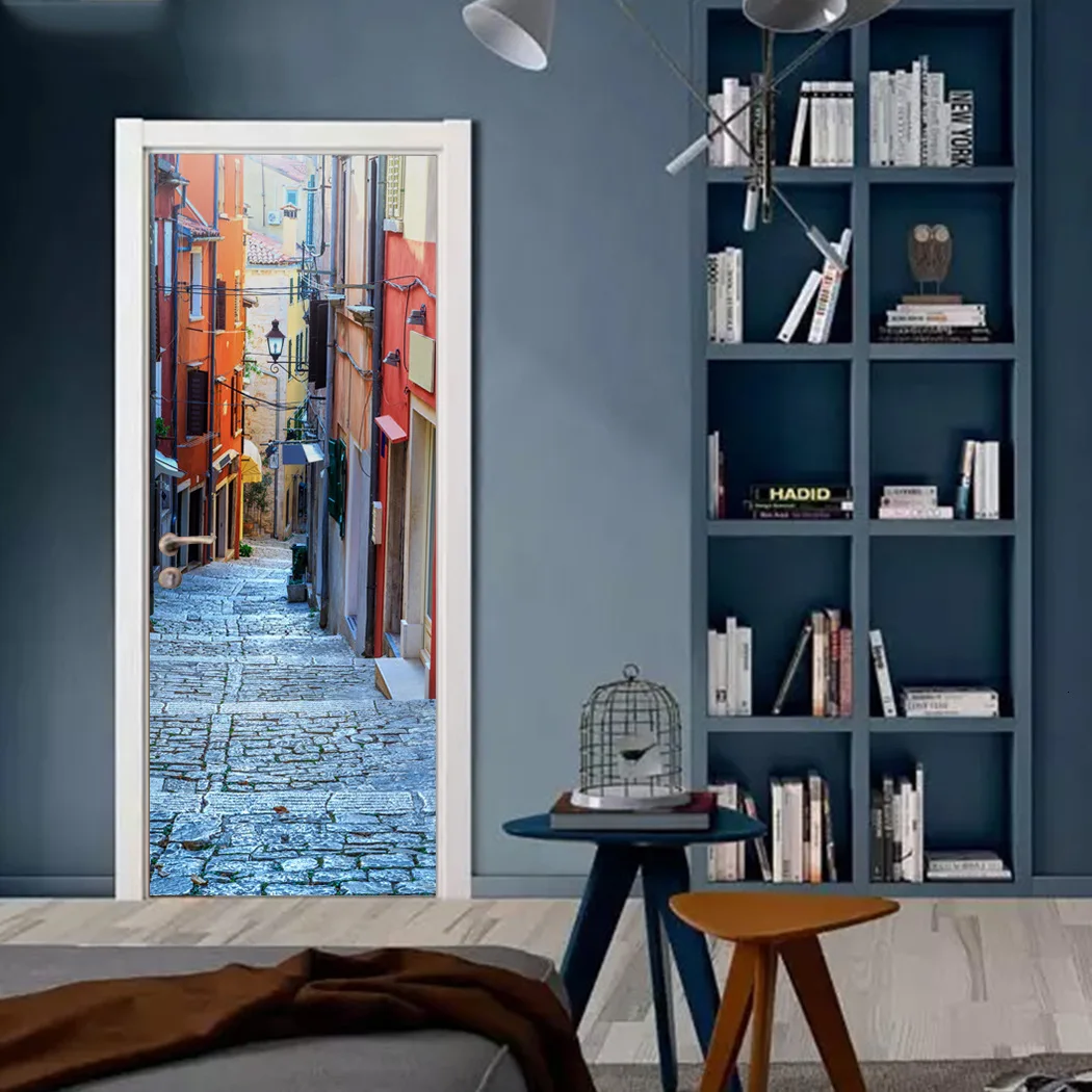 Doorsticker Abroad Stairs Corner Simulation The Door Is Stuck Can The ...