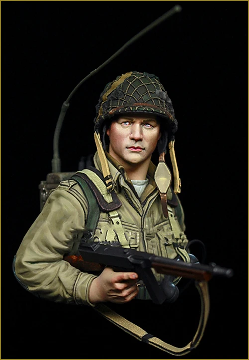 1/10 Scale U.S. Soldier Unpainted Resin Bust Building Kit|Model ...