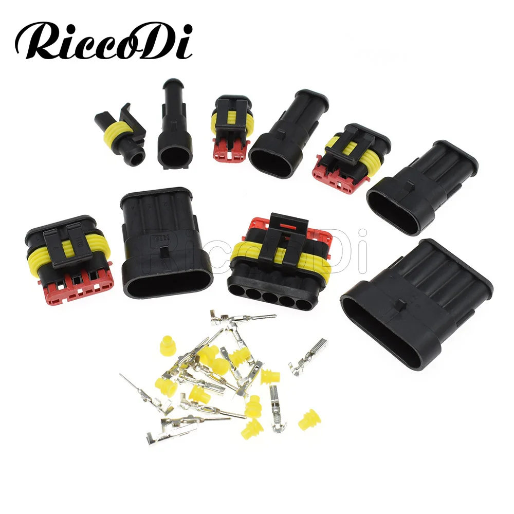 Conectores automotrices impermeables para coche, 1P, 2P, 3P, 4P, 5P, 6P ...