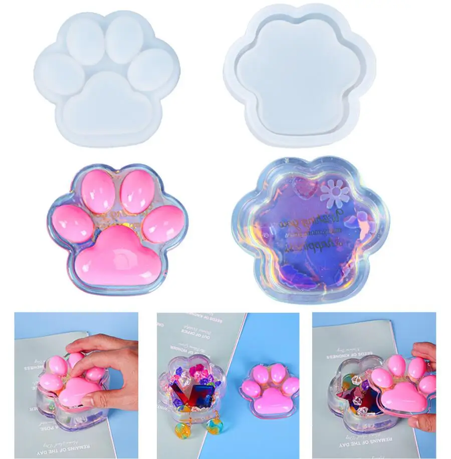 Cat Claw silicone mold Epoxy DIY Paw Resin Mold Home & Living Tools ...