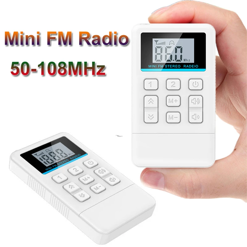 Fm Stereo Radio Portable Receiver | Mini Radio Receiver | Mini Radio ...