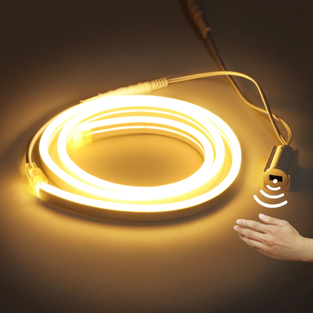 Hand-Sweep-Sensor-LED-Strip-Neon-Light-12V-Backlight-lamp-Flexible-Tape ...