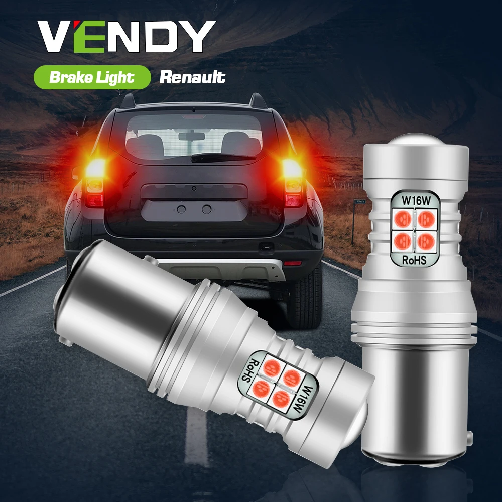 2pcs LED Brake Light Blub Lamp Canbus P21/5W 1157 BAY15D For Renault ...