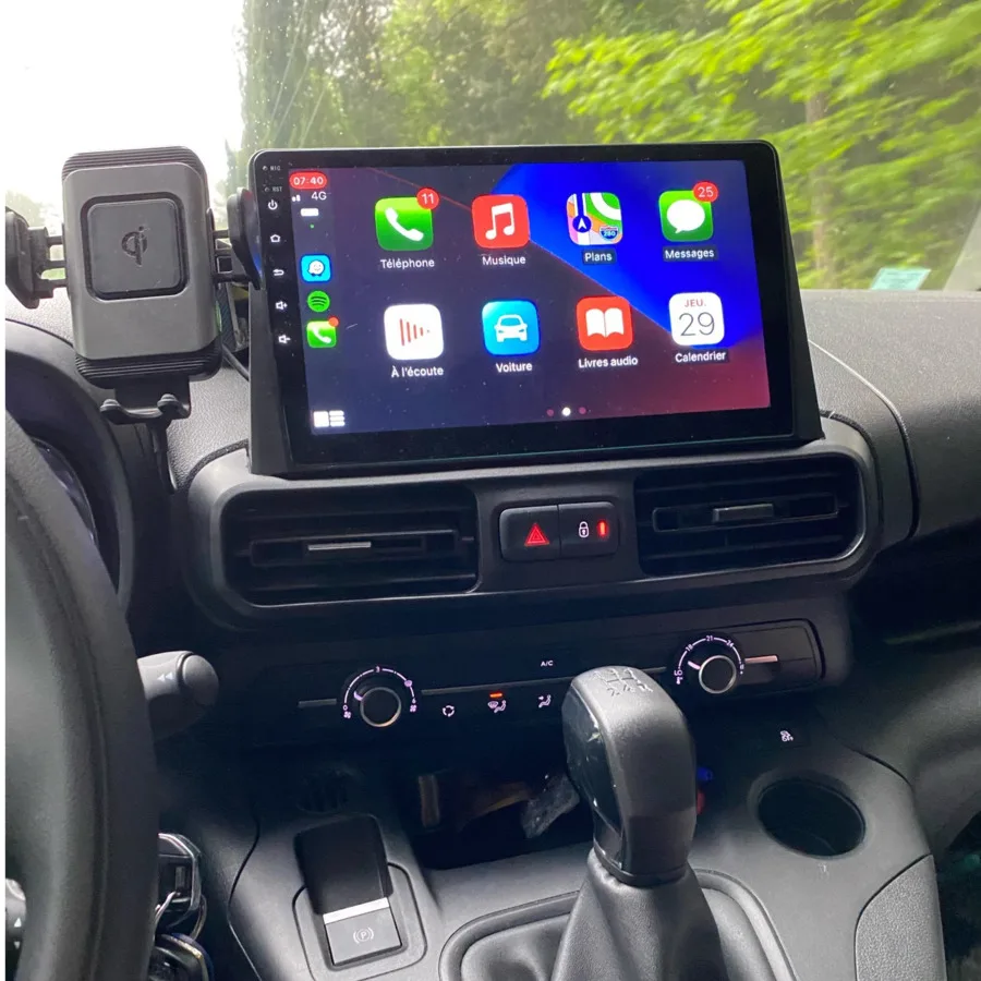 Autoradio Android 12 Multimedia Video Player für Peugeot Partner l2 van ...