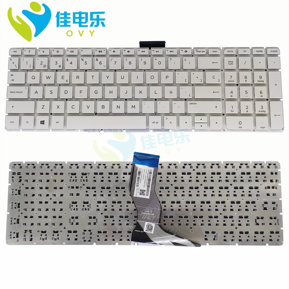 Teclado de repuesto SP para ordenador portátil HP Envy 15 AS 15 AS031NR 15T AS 15 AH 15 BC ES ...