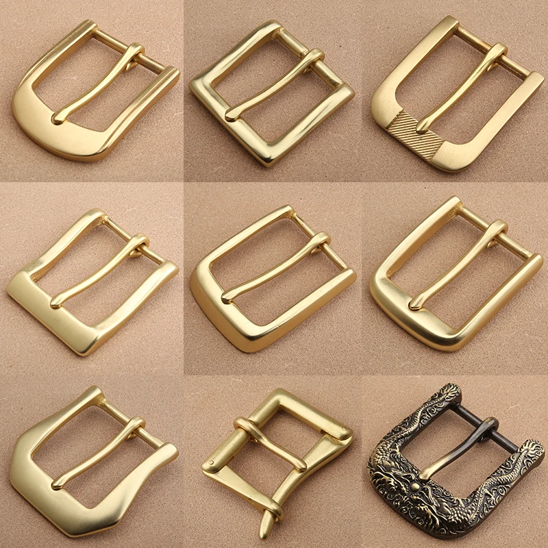 Solid-Brass-Metal-Belt-Buckle-40mm-Belt-Buckle-For-Men-Stainless-Steel ...
