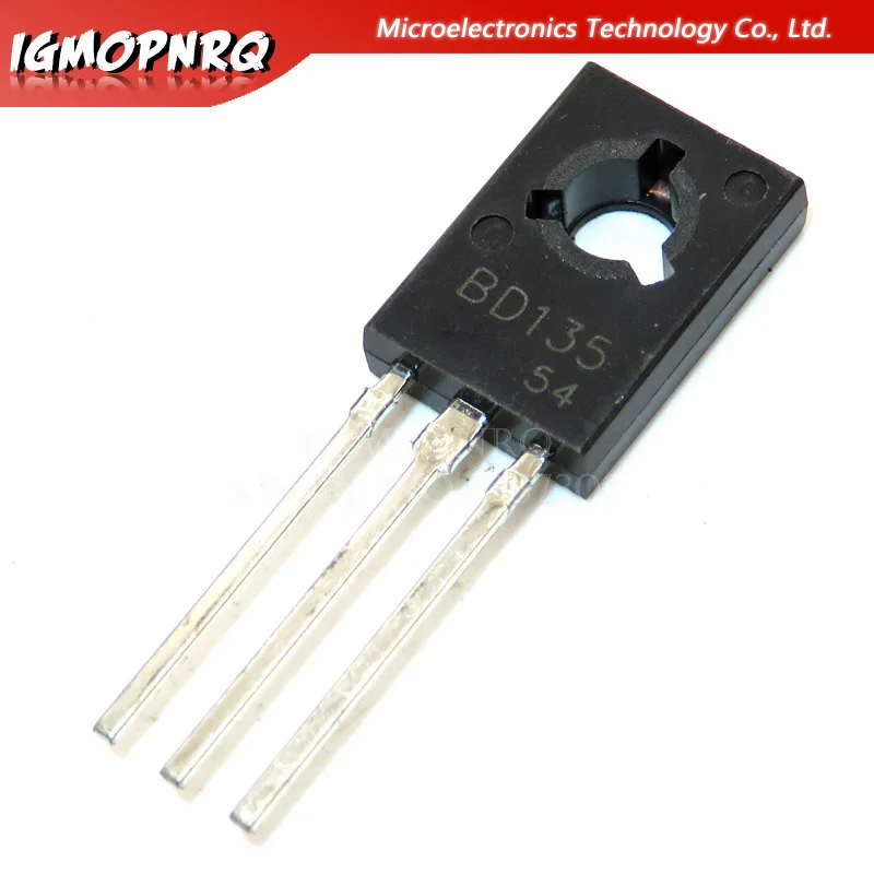 Transistor de triodo de potencia, nuevo y original, 10 piezas, BD135 ...