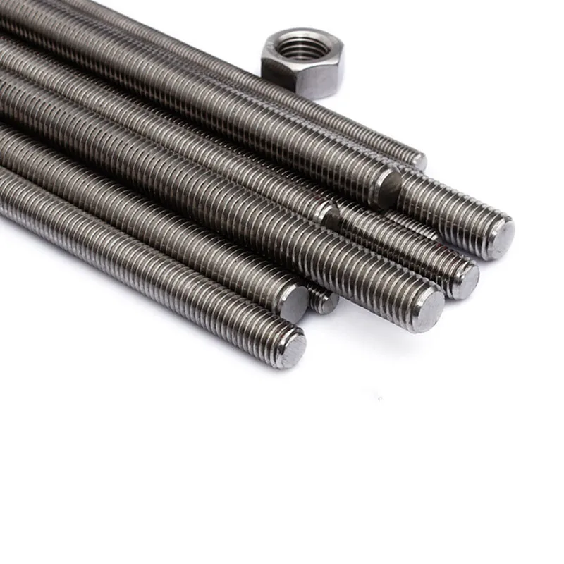 M2-M20 304 Stainless Steel Full Thread Rod Screw Rod Headless Bolt ...
