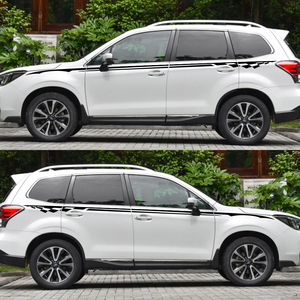2PCS Car Stickers For Subaru Forester SH SJ SG XT XS STI Auto Tuning ...