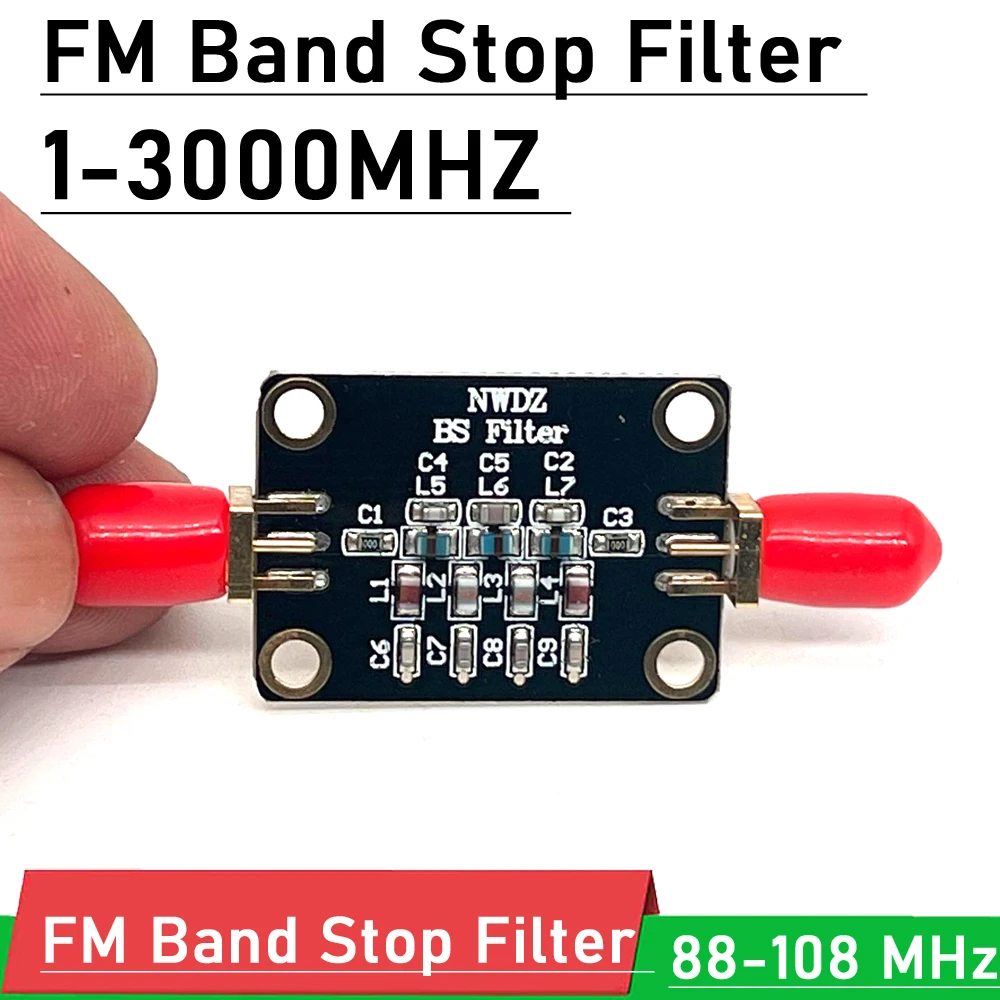 1 3000mhz Broadcast Fm Band Stop Filter ( 88 108 Mhz Trap) For Rtl sdr ...