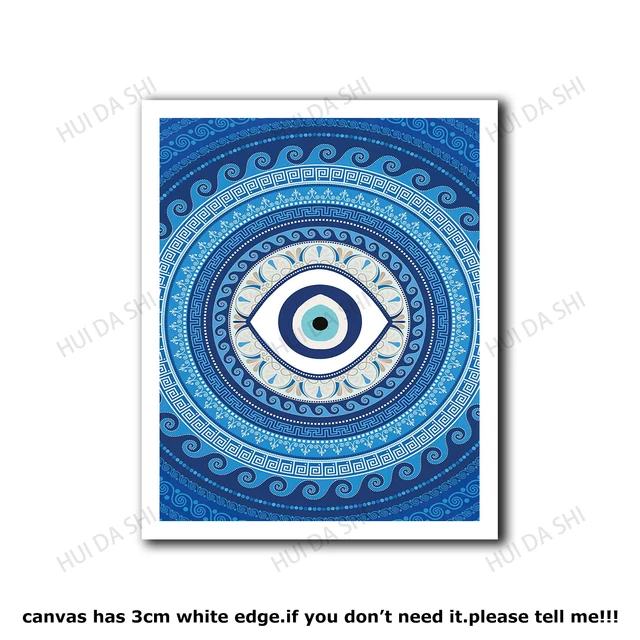 Greek Evil Eye Drawing