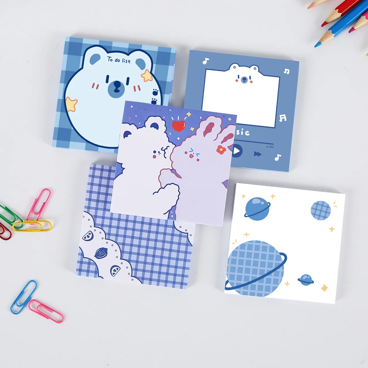 Stationery Notepads Paper & Party Supplies Illustrated Black and White ...