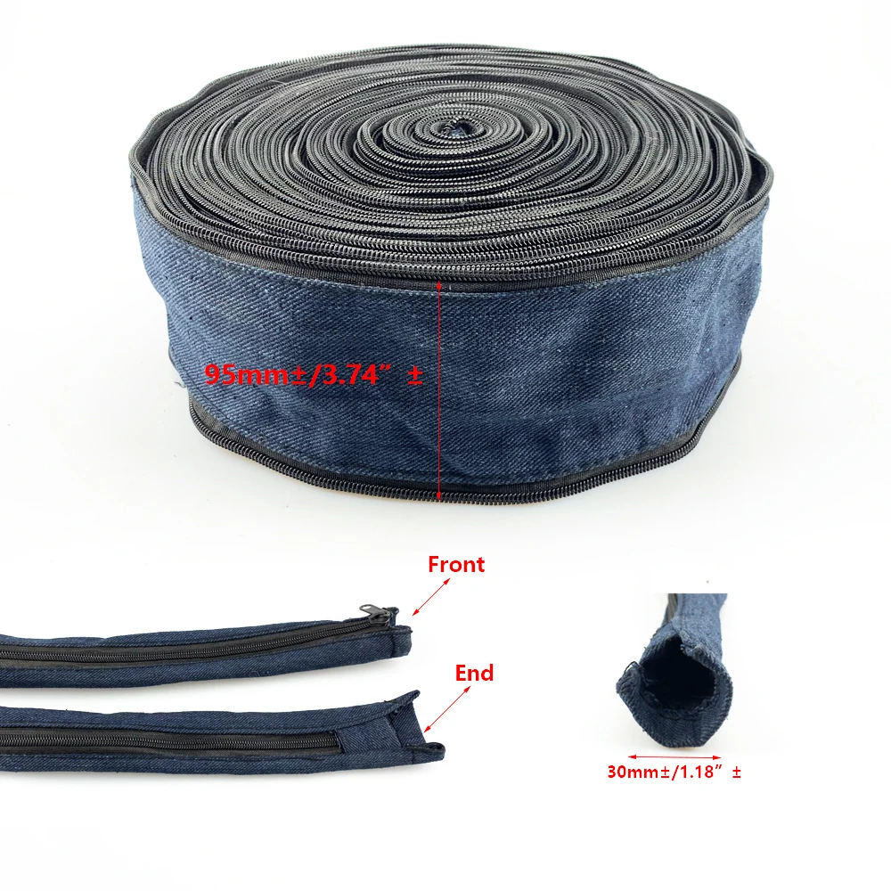 Welding-Torch-Cable-Cover-Cowboy-Zipper-Jacket-4m-10m-15m-20m-TIG-Plama ...