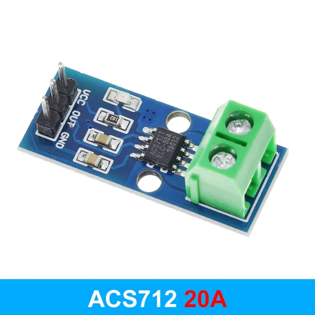 TZT Hot Sale ACS712 5A 20A 30A Range Hall Current Sensor Module ACS712 ...
