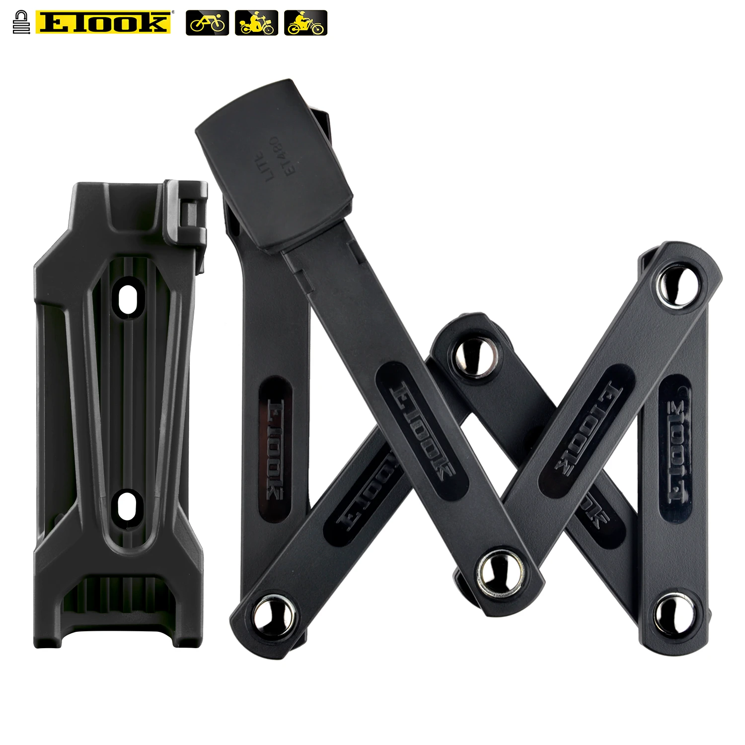 Etook Folding Road Bike Mountain Bicycle Lock Compact Light Weight Mini ...