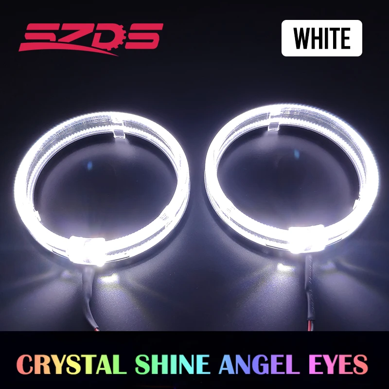 80mm-LED-Ring-Optical-Guide-Angel-Eyes-Head-lamp-Day-Time-Running-Light ...