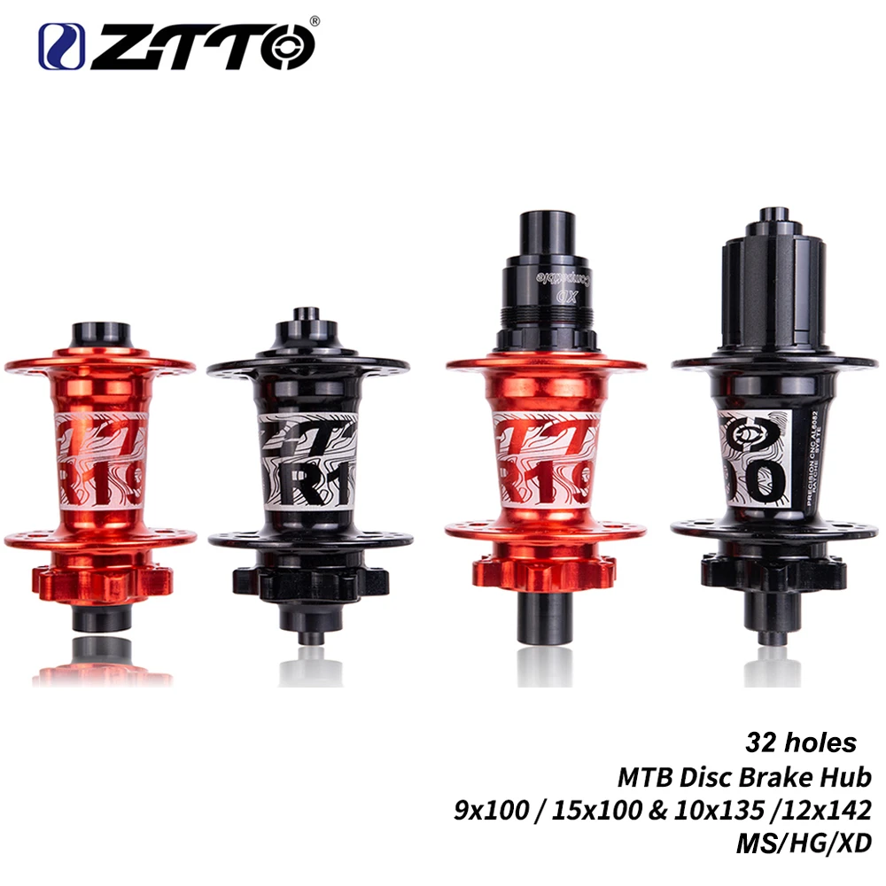 Ztto Mtb Bike Disc Brake Hubs 32 Hole 4 Sealed Bearing Ratchet 54t Thru ...