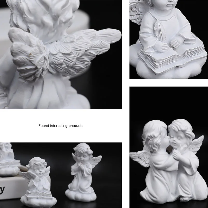 Black Angel Baby Figurines
