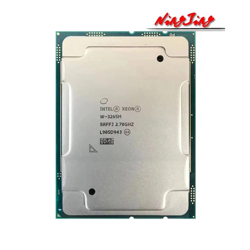 Intel procesador Xeon W 3265M QS W3265M QS 2,7 GHz, CPU de veinte núcleos y cuarenta y ocho ...