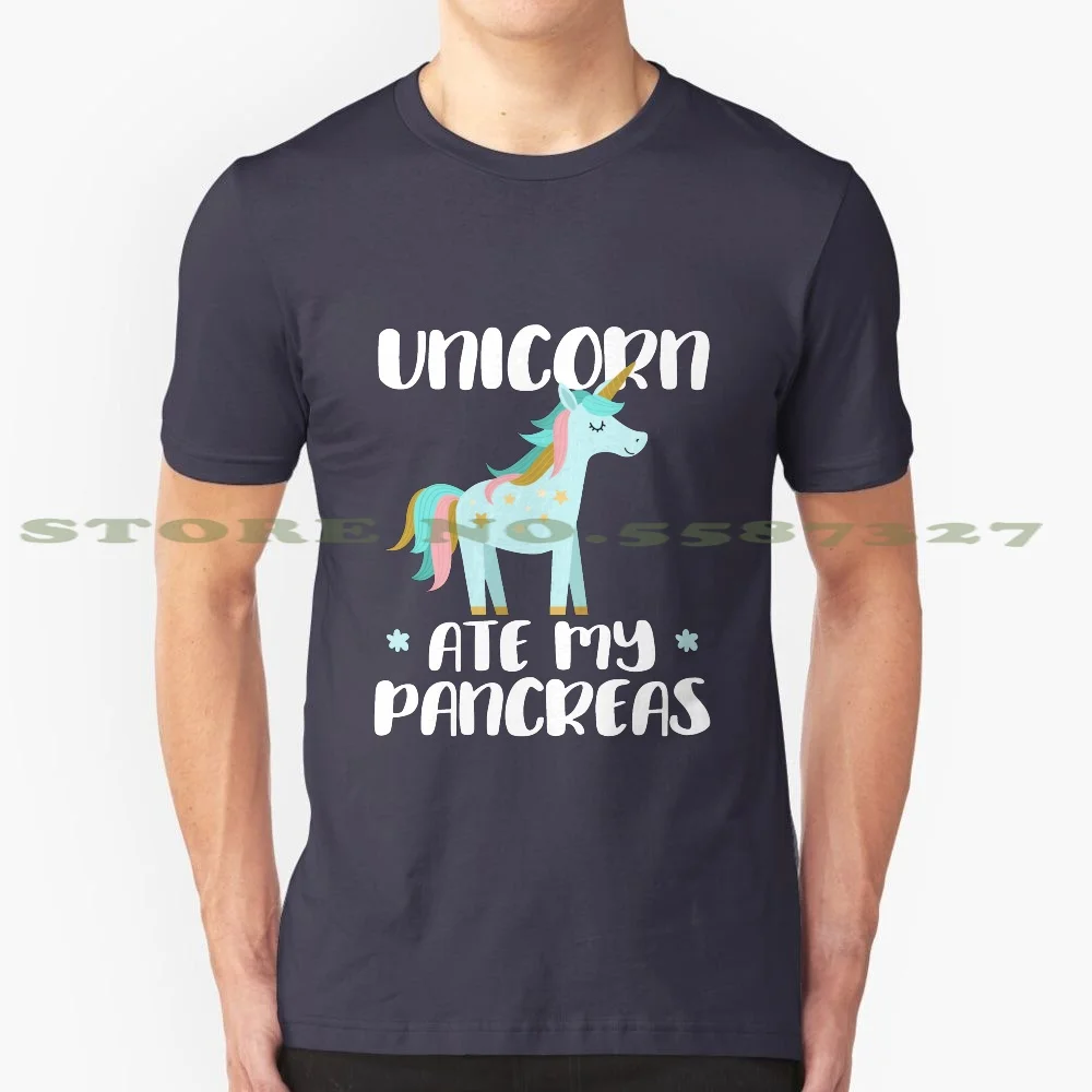 Unicorn-Ate-My-Pancreas-Diabetes-Awareness-T1D-100-Pure-Cotton-T-Shirt ...