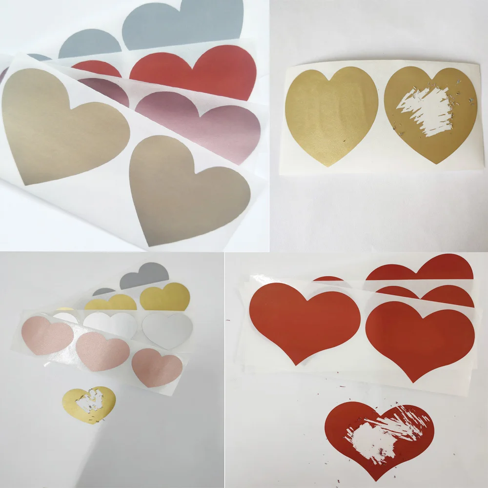 Scratch Sticker | Reward Card | Stationery Sticker - Sticker Heart ...