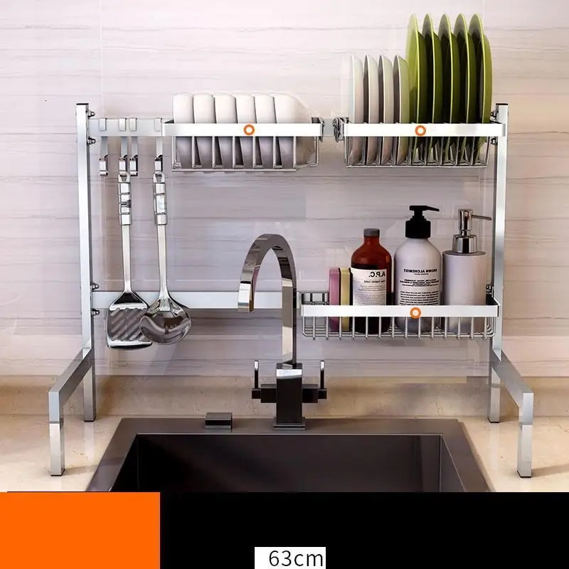 Accessories Dish Drying Especias Etagere Pantry Cucina Stainless Steel ...