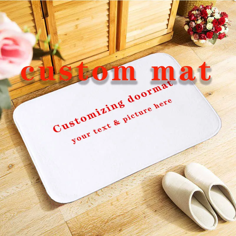 Personlized doormat Custom mat anti-slip door mat, print your design ...