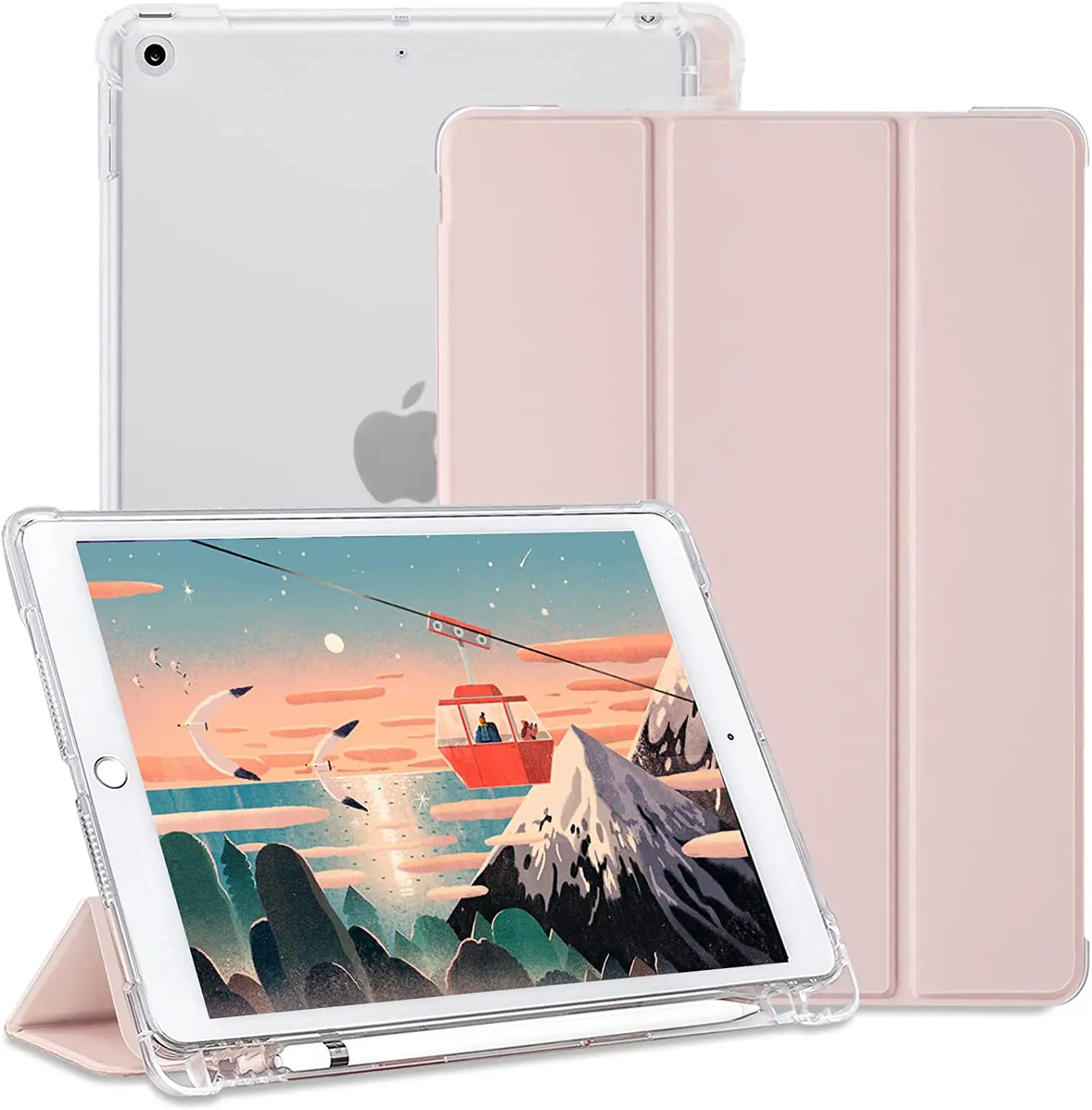 Case with Pencil Holder for iPad 9th/8th/7th Generation(2021/2020/2019 ...