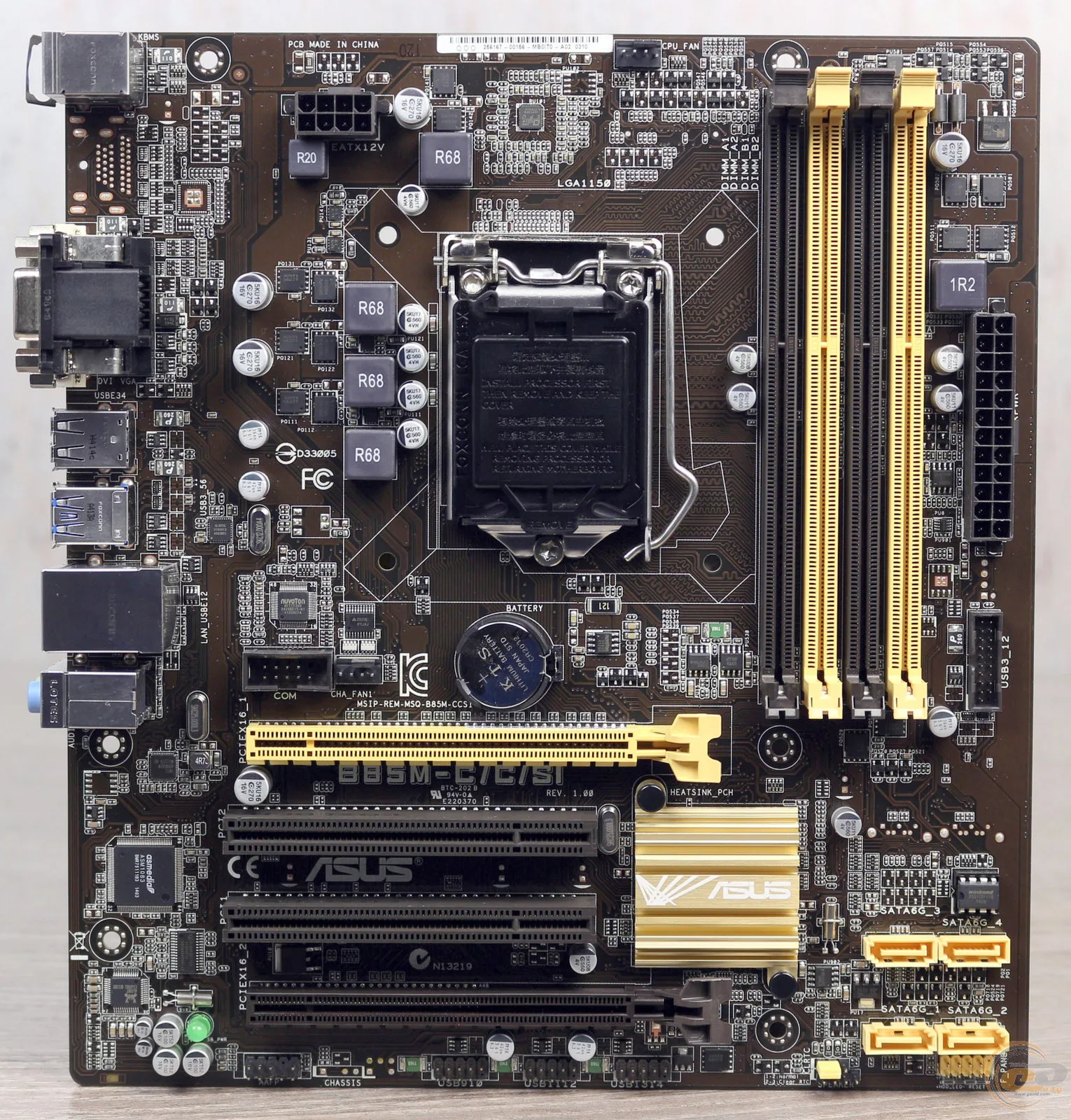 ASUS B85M C/C/SI LGA 1150 마더 보드 DDR3 32g 펜티엄 G3470 CPUS USB3.0 SATA3 ...