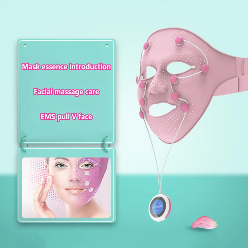 Electric-EMS-Vibration-Silicone-3D-Facial-Mask-Beauty-Massager-Skin-Care-Rejuvenation-Anti ...