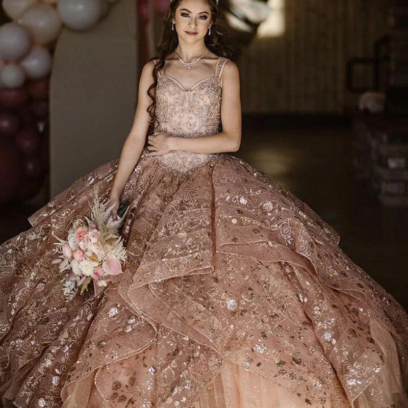 Gold Quinceanera Dresses 2022