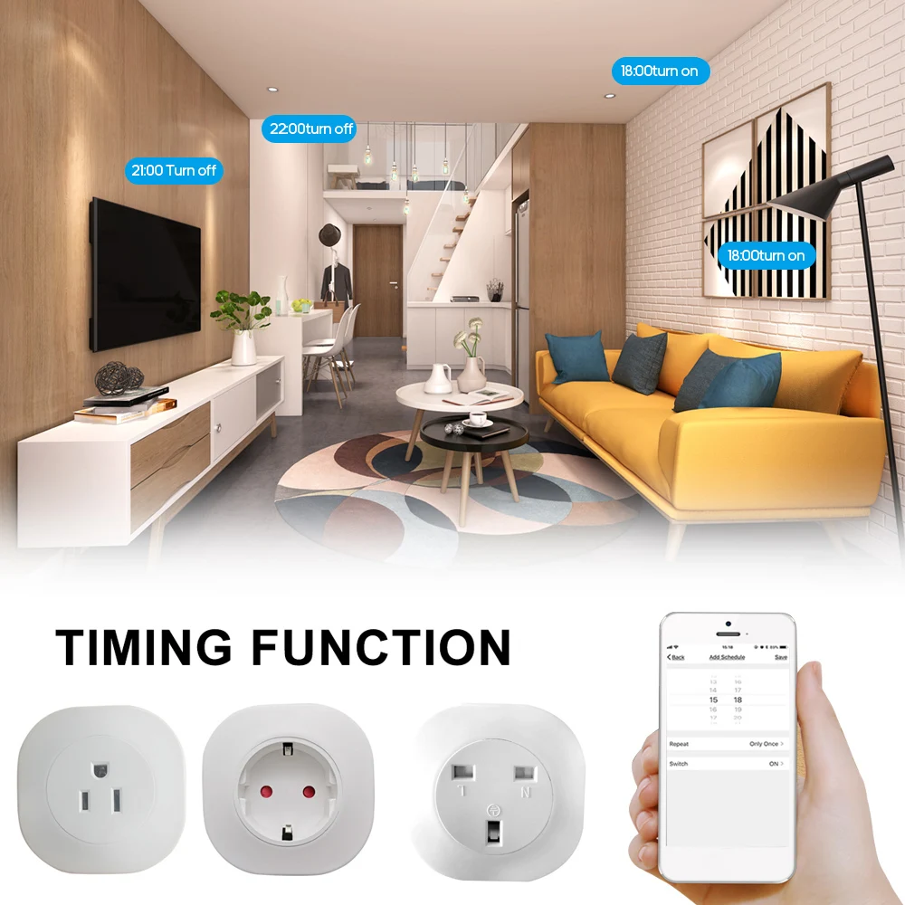 WIFI-Smart-Socket-Plug-for-Amazon-Alexa-Echo-Google-Home-Socket-Support ...