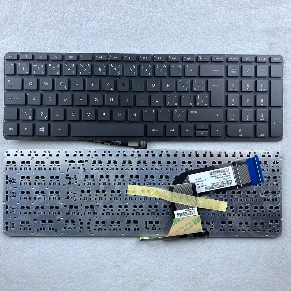 Teclado checo + eslovaco para portátil HP Pavilion 15-p 15-F 15-P00 15 ...
