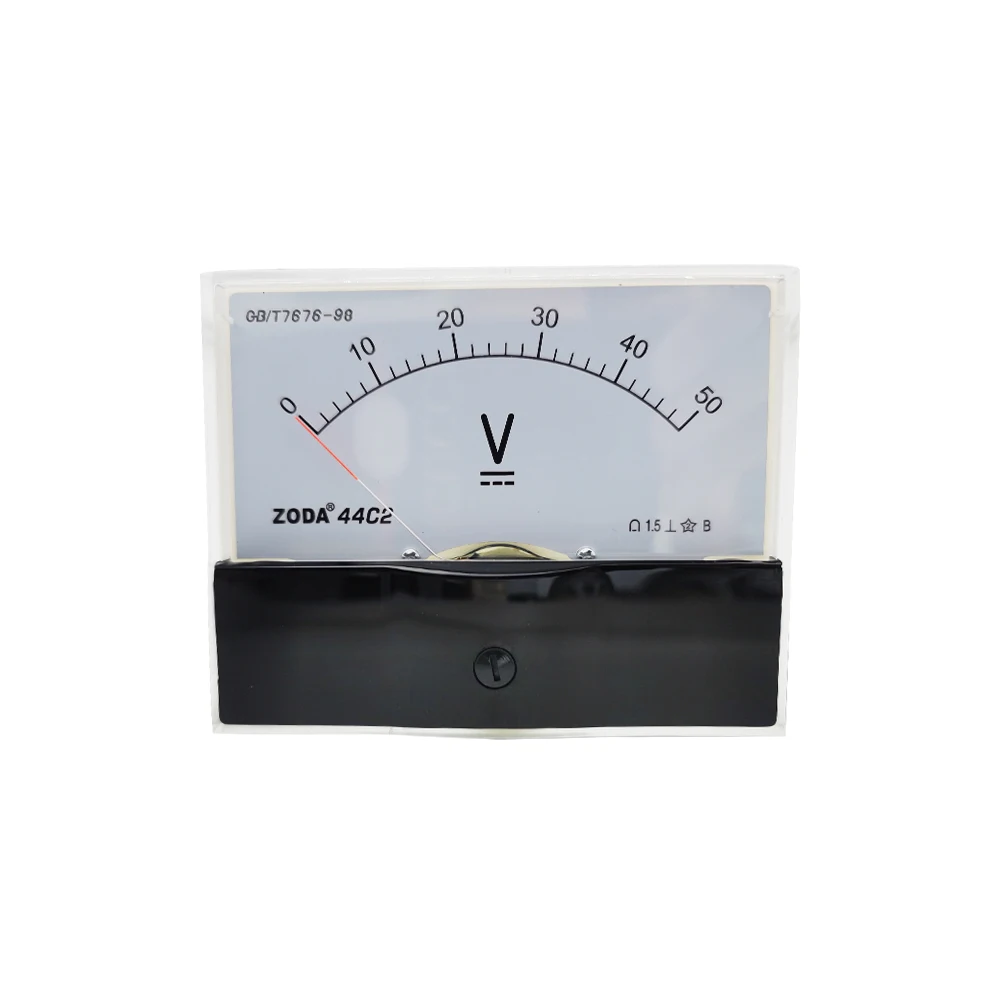 1PC-44C2-V-10V-30V-50V-100V-150V-DC-Analog-Meter-Panel-Gauge-DC-Voltage ...
